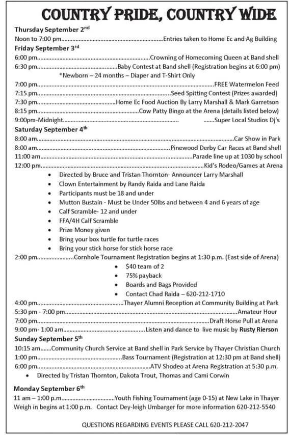 City of Thayer, Kansas